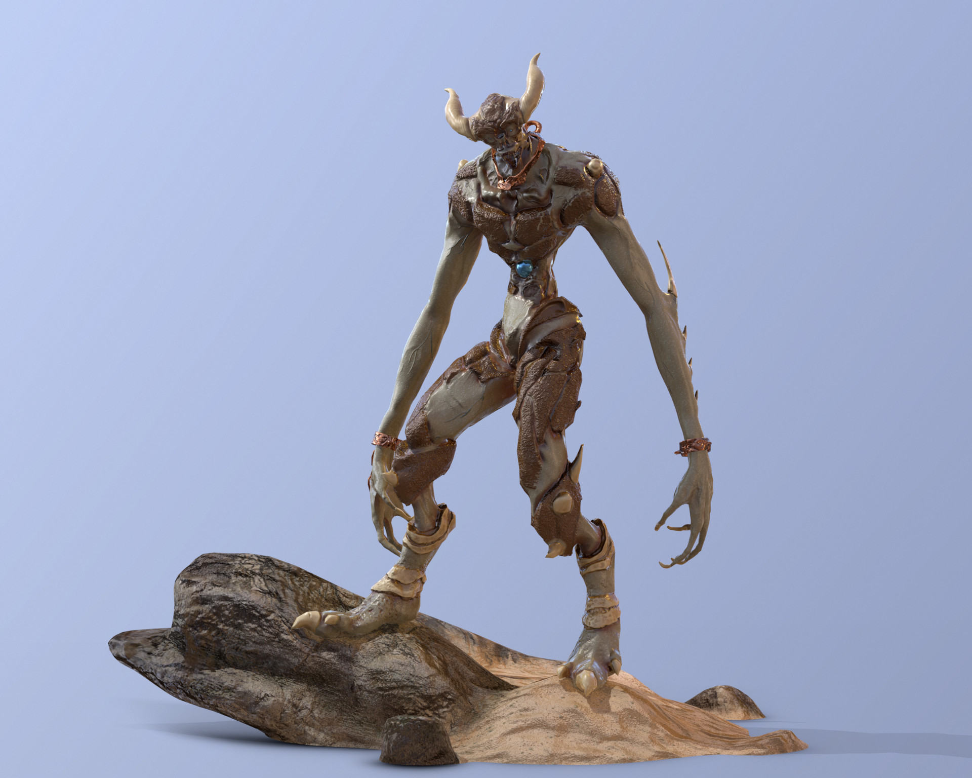 ArtStation - Fantasy Creature, Daemon