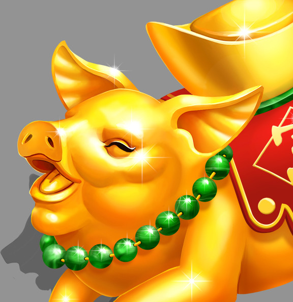 ArtStation - Gold Chinese Pig