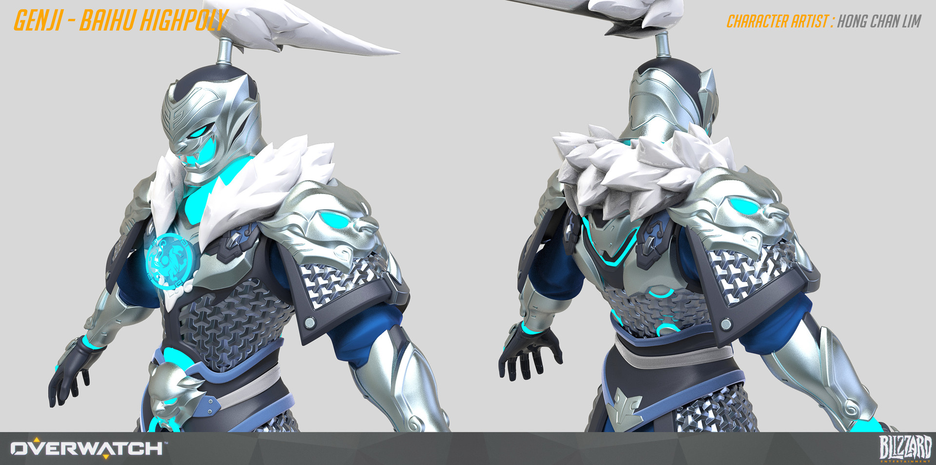 ArtStation - Overwatch Baihu Genji Highpoly