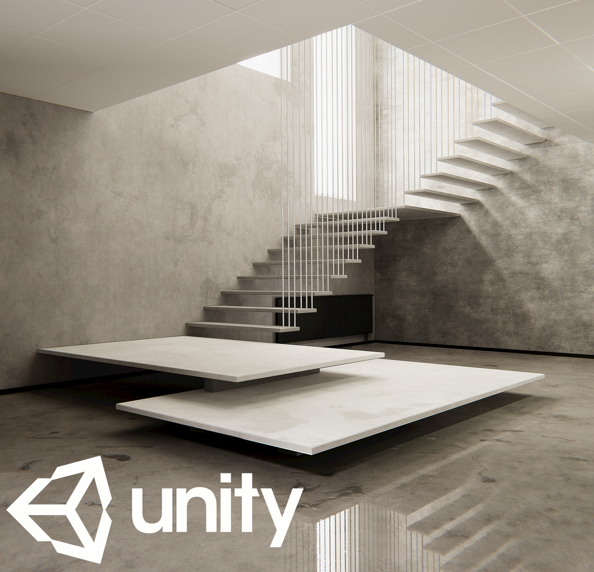 ArtStation - 'TÜRK Hi-Con Staircase' - Unity 2017