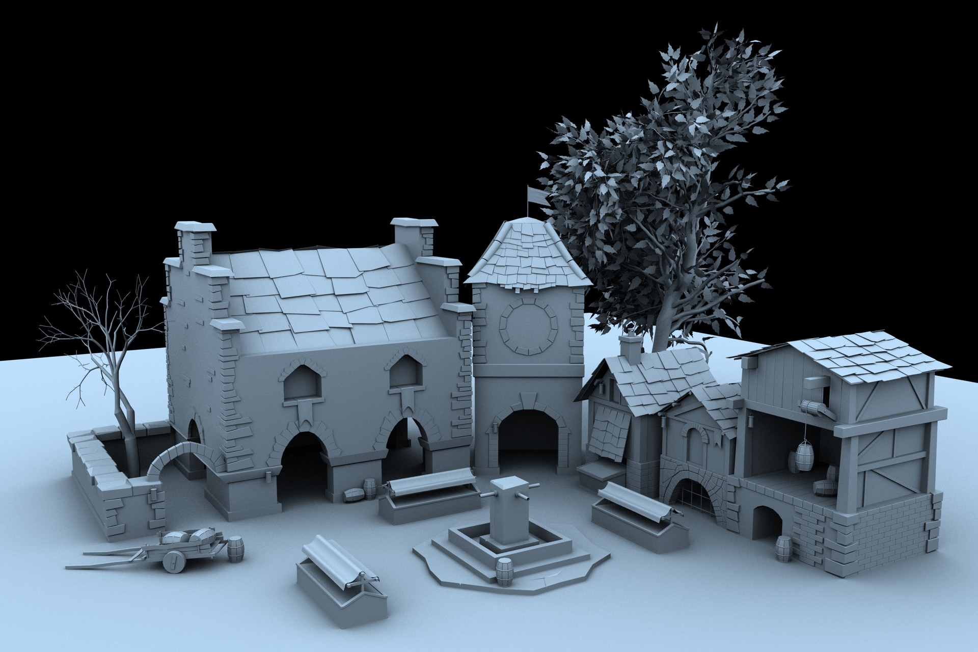 ArtStation - BG modeling