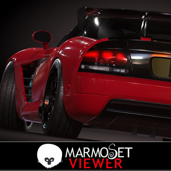 ArtStation - Dodge Viper SRT10 ACR edition 2