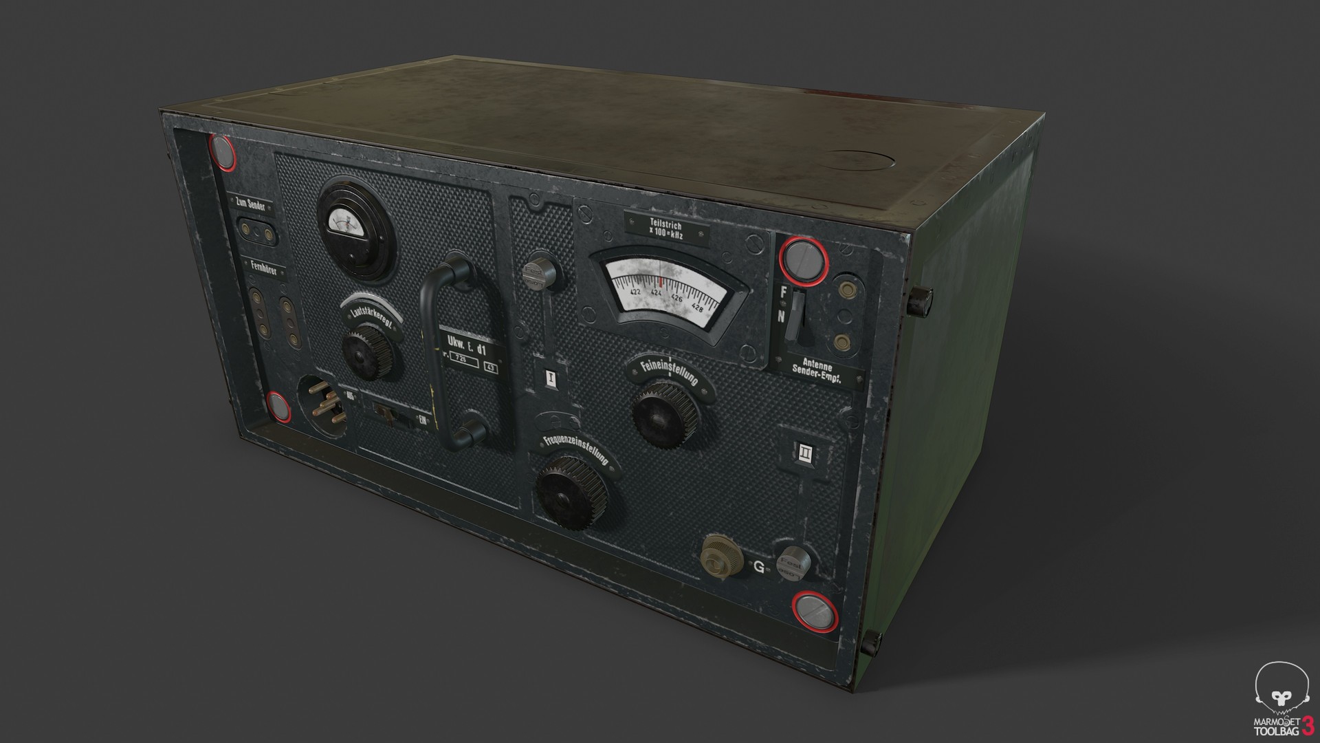 ArtStation - World war II German Radio