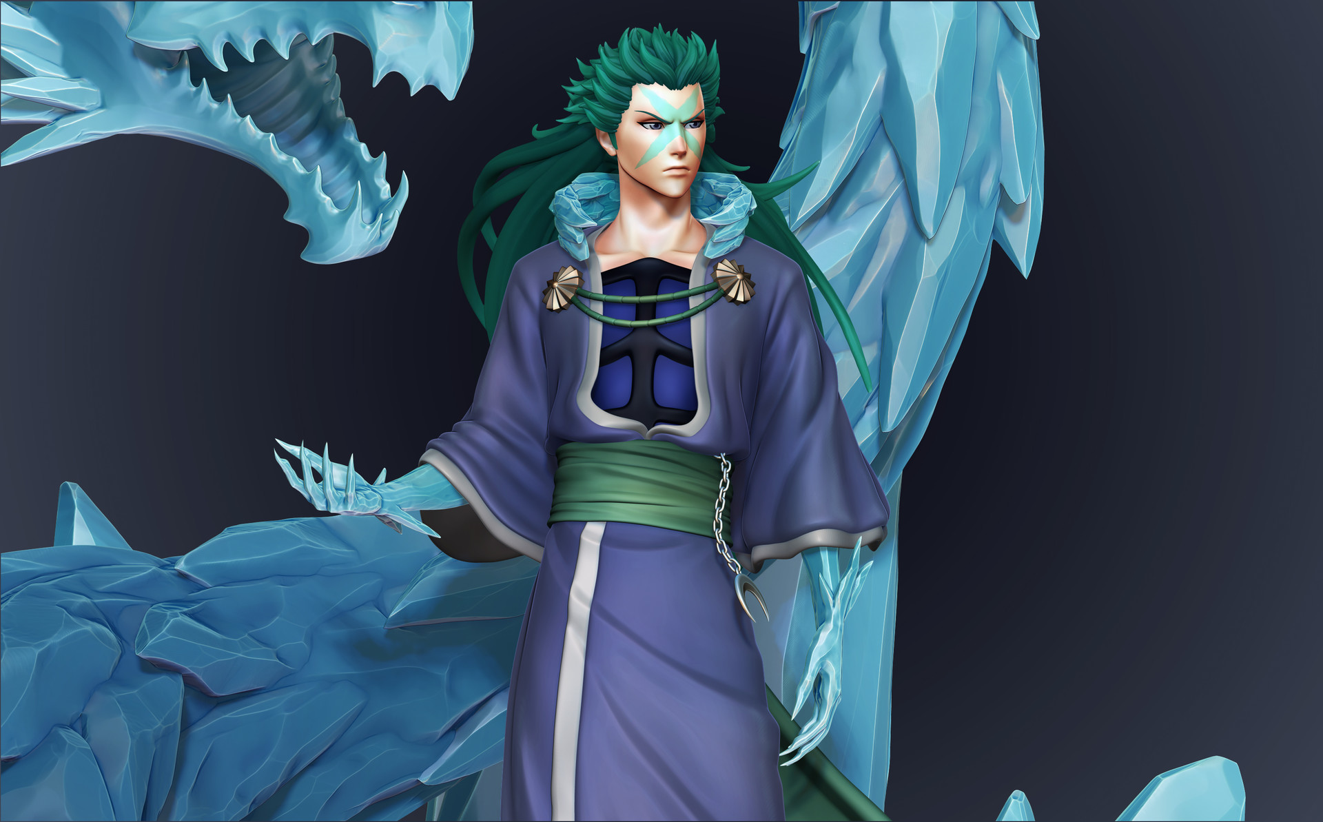 Ananas - Hyorinmaru Fanart "Collectible" - Bleach
