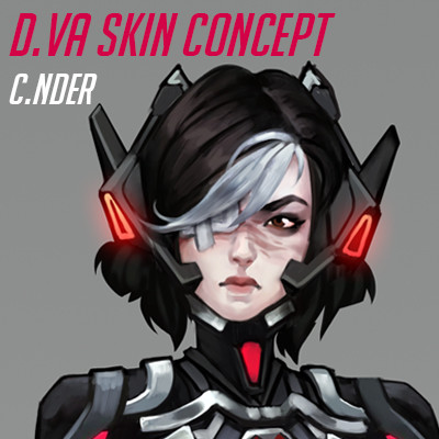 ArtStation - D.va pilot skin concept - FANART