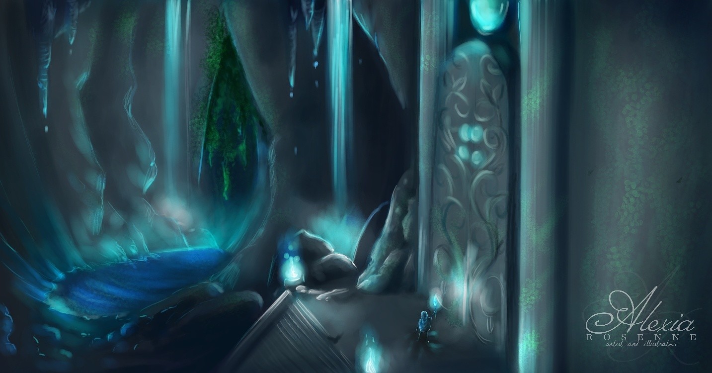 ArtStation - Cavern speedpaint