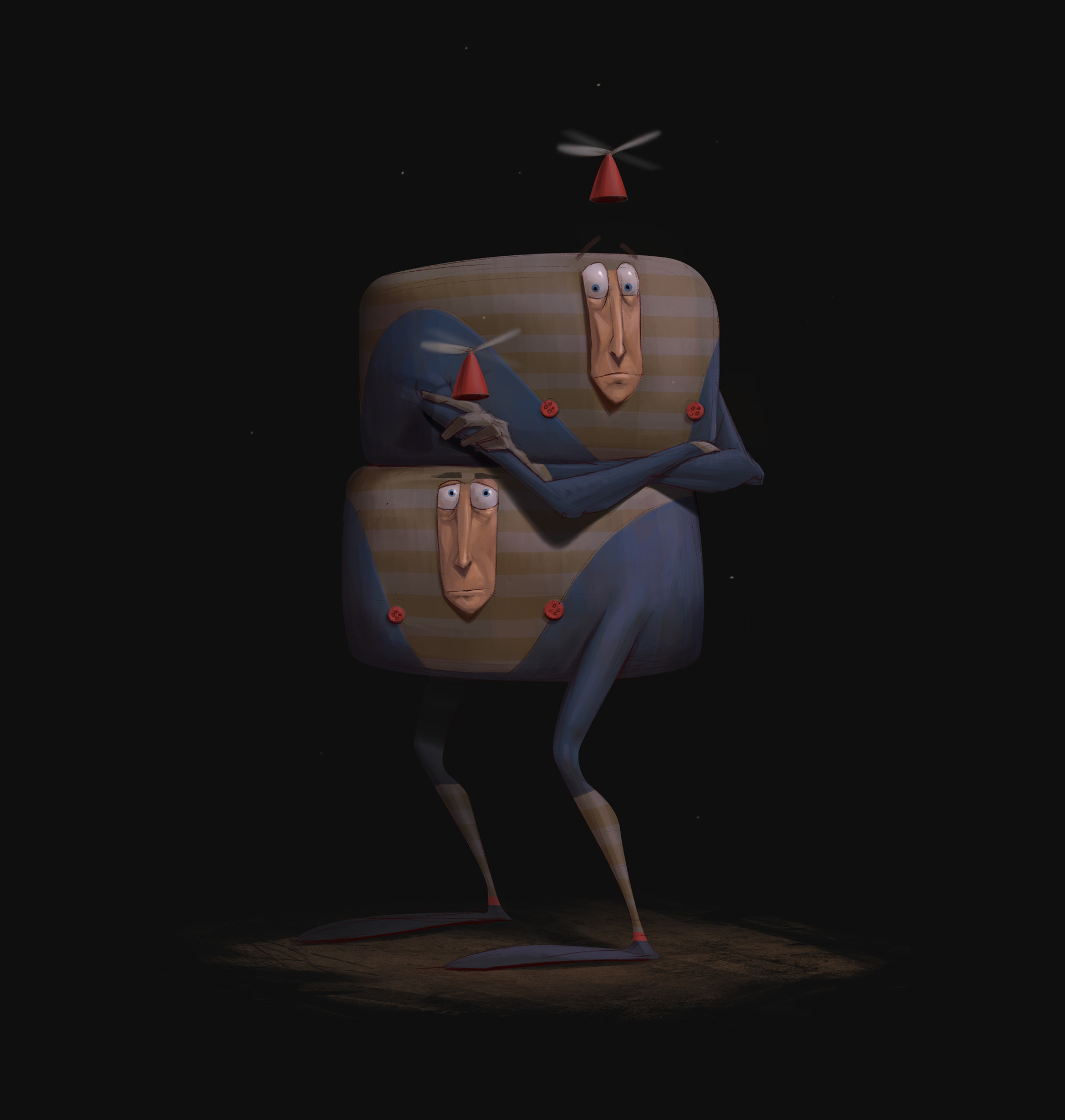 ArtStation - Alice in wonderland/Tweedledum and Tweedledee concept