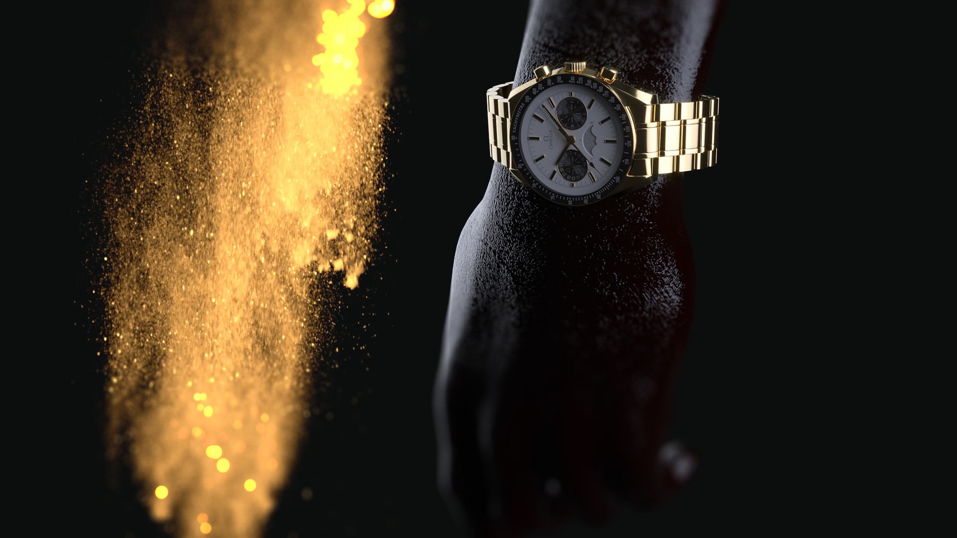 ArtStation - OMEGA watch - MOON EDITION 2018