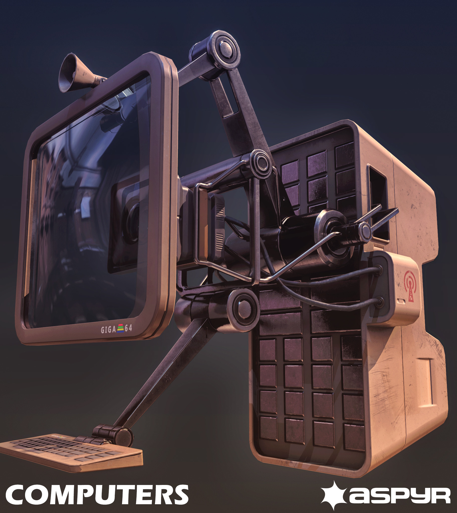 ArtStation - TORN - Computer Props