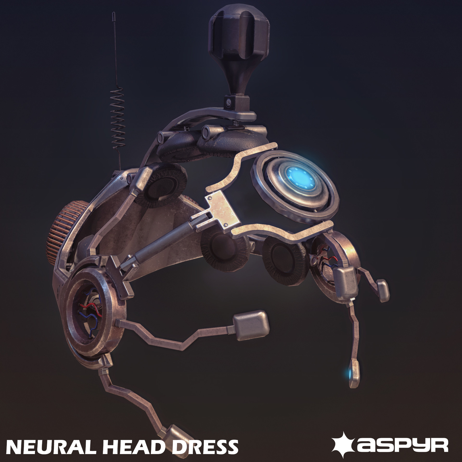 ArtStation - TORN - Neural Head Dress