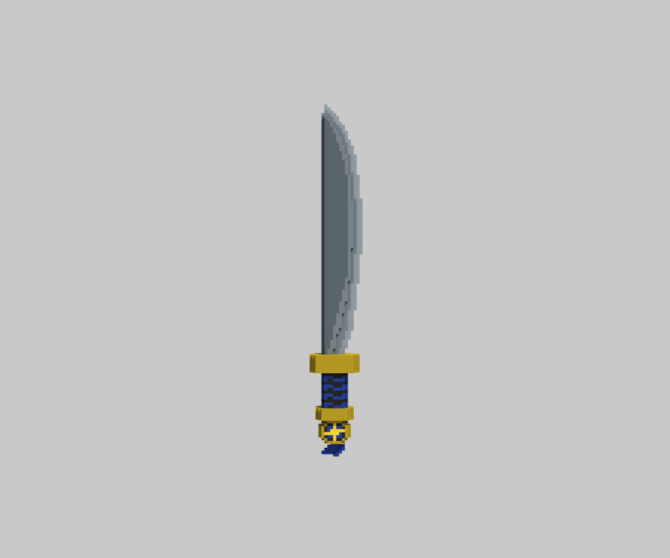 ArtStation - Pixel Sword (MagicaVoxel)
