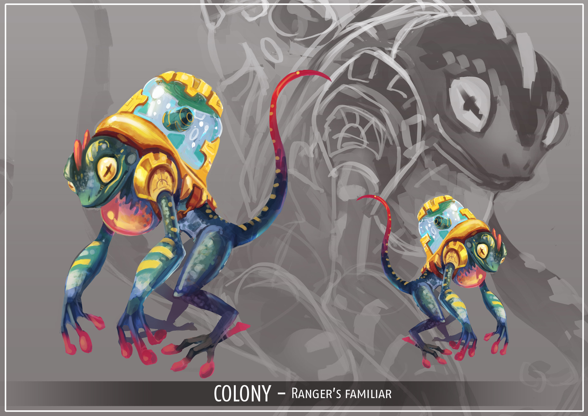 ArtStation - Projet colony - Creature design