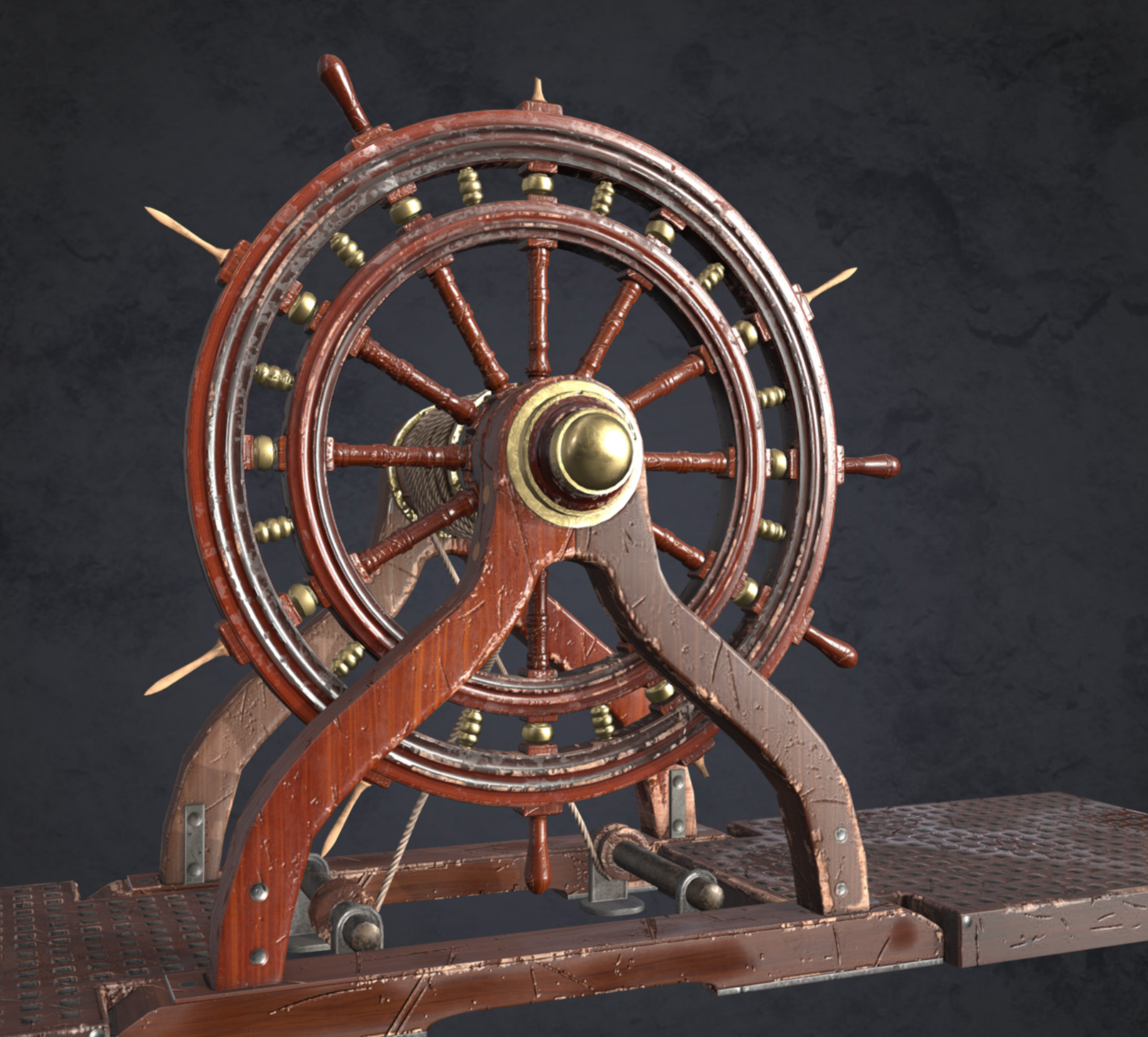 Robert Miron - 18th Century Pirate Wheel