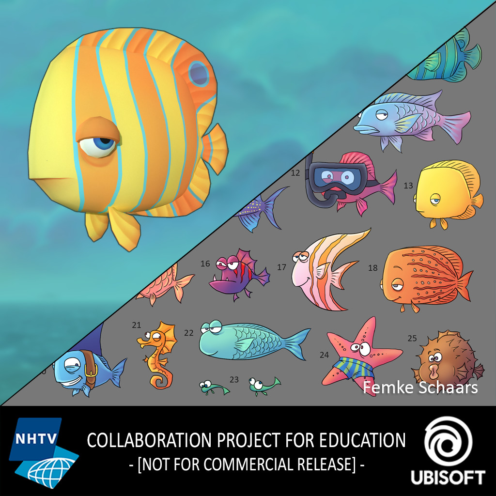 ArtStation - Concept Art Fish - Project Plungers