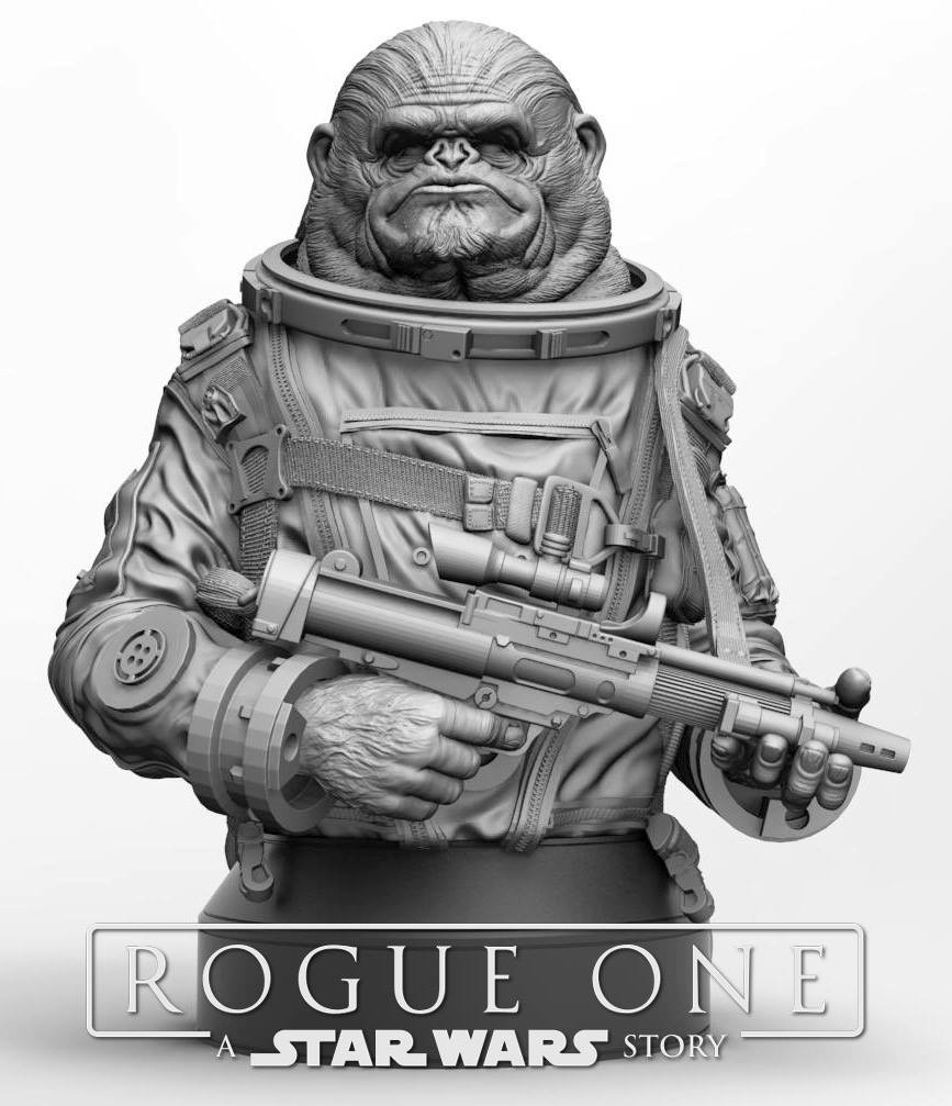 ArtStation - Star Wars: Rogue One Bistan "Space Monkey"