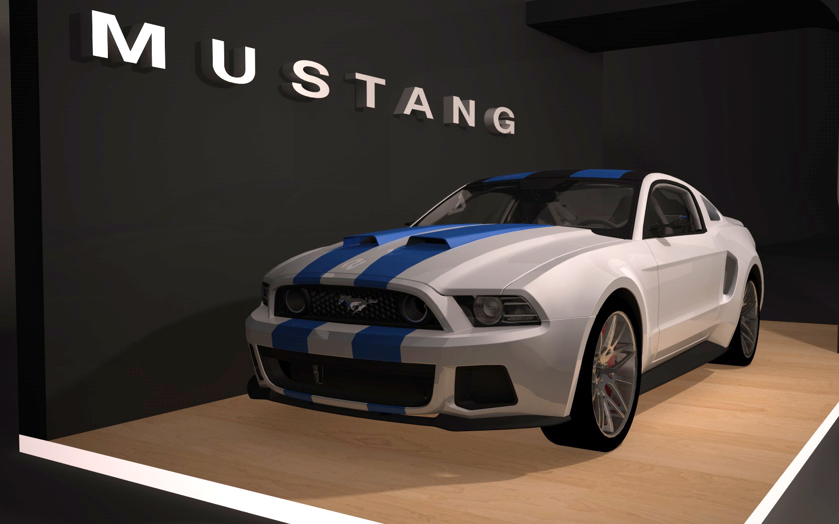 ArtStation - Mustang stand