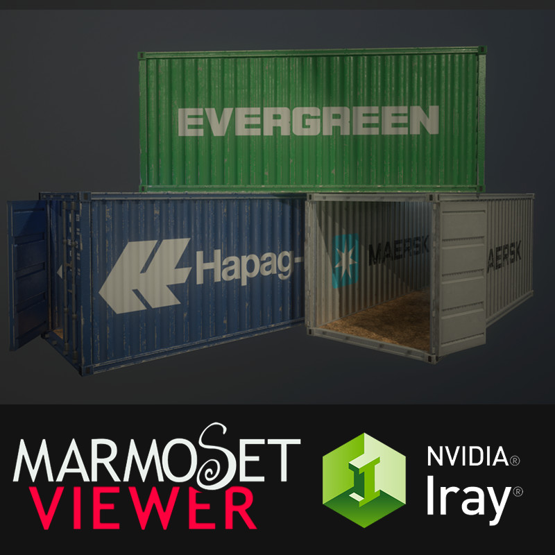 ArtStation - Cargo Containers