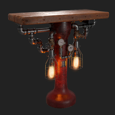 ArtStation - Steampunk Table