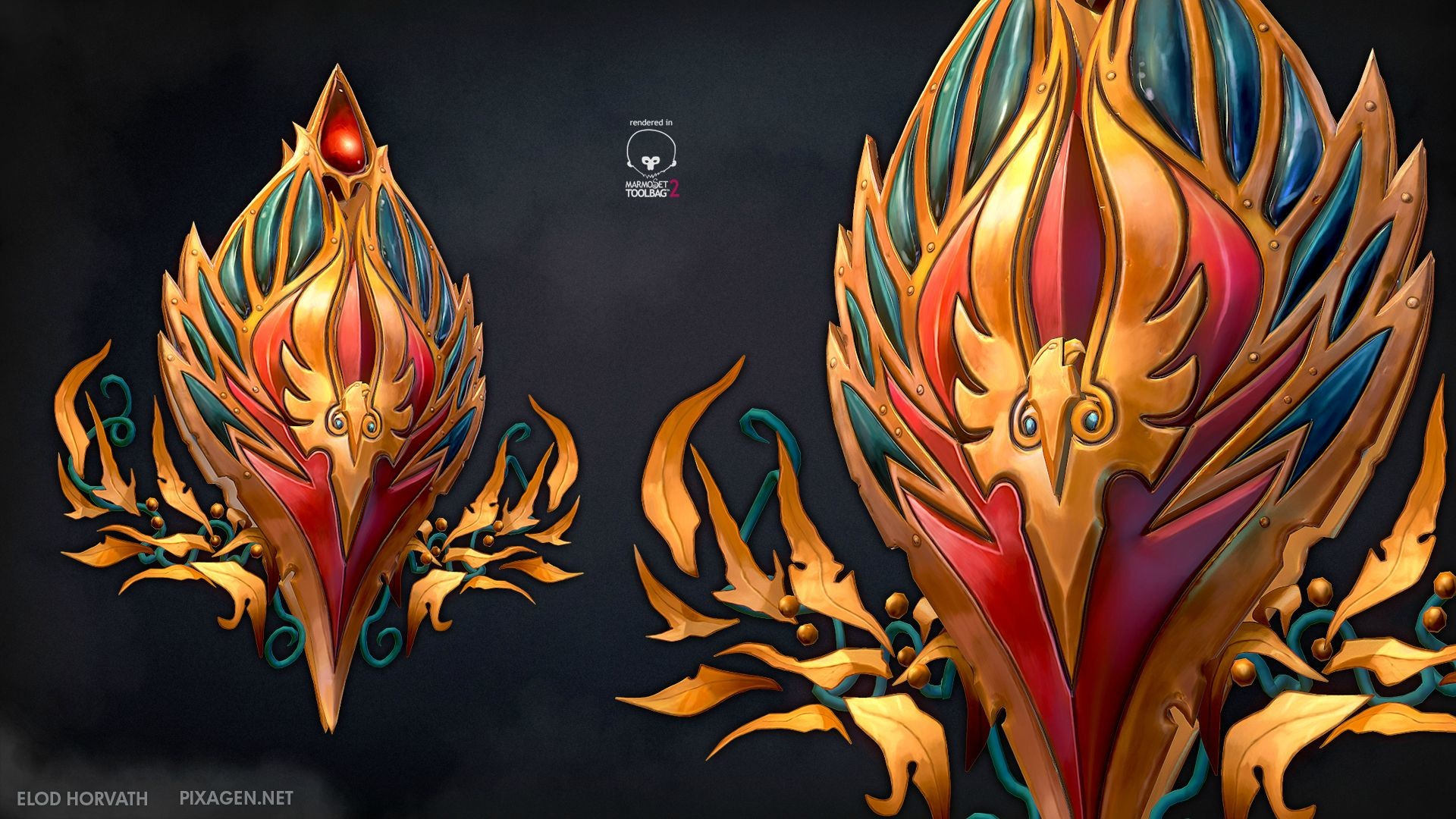 Elod Horvath - Crest of Silvermoon (Warcraft art)