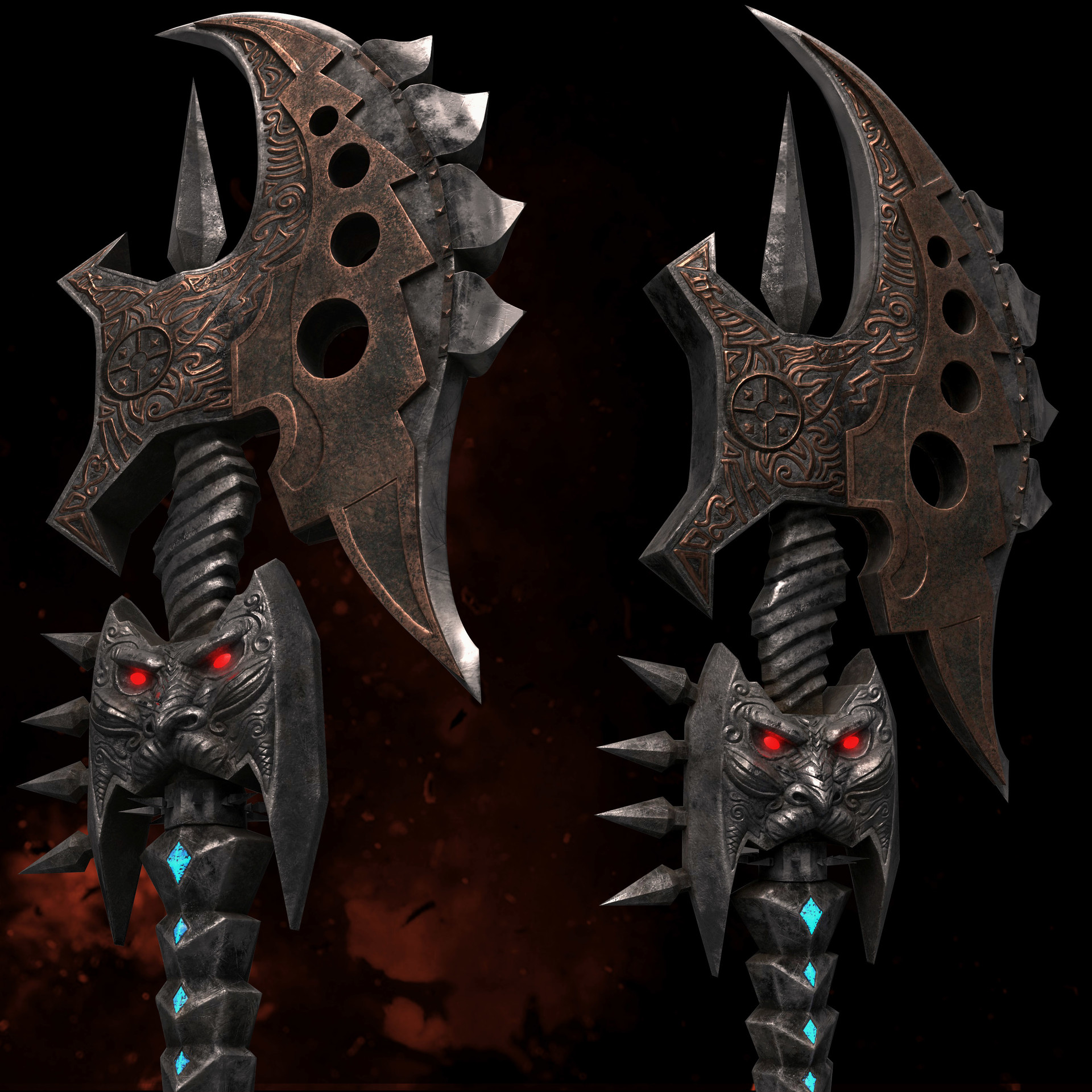 ArtStation - Fantasy weapon