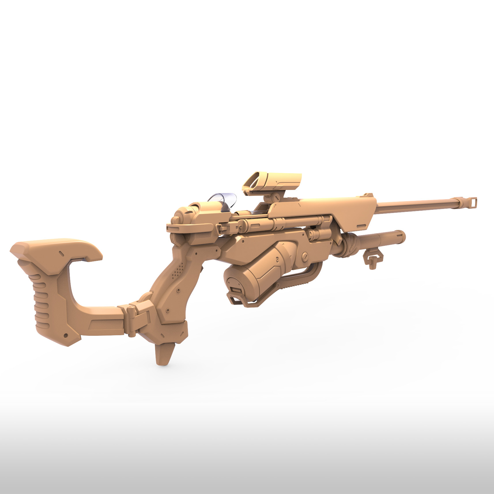 ArtStation - Ana's Biotic Rifle Fanart, Sacha Veyrier