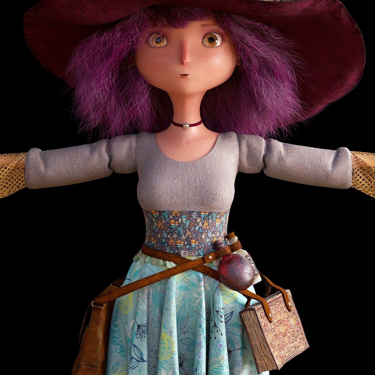 ArtStation - Little Witch - WIP