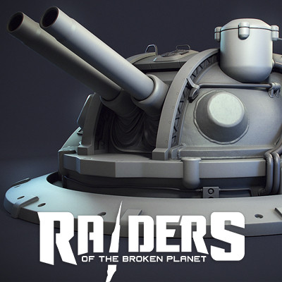 ArtStation - Deck Turret 1 - Raiders of the Broken Planet