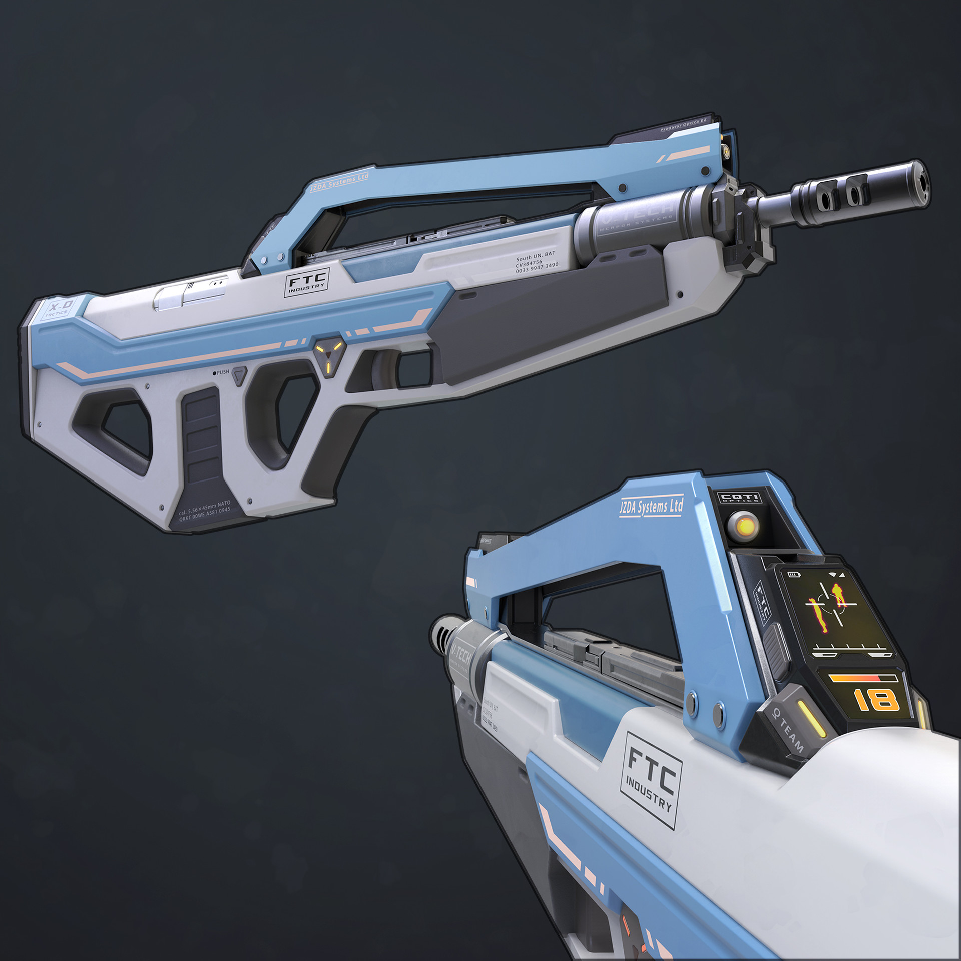 ArtStation - Assault Rifle Concept