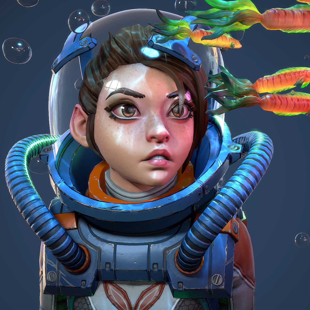 ArtStation - Diver Girl