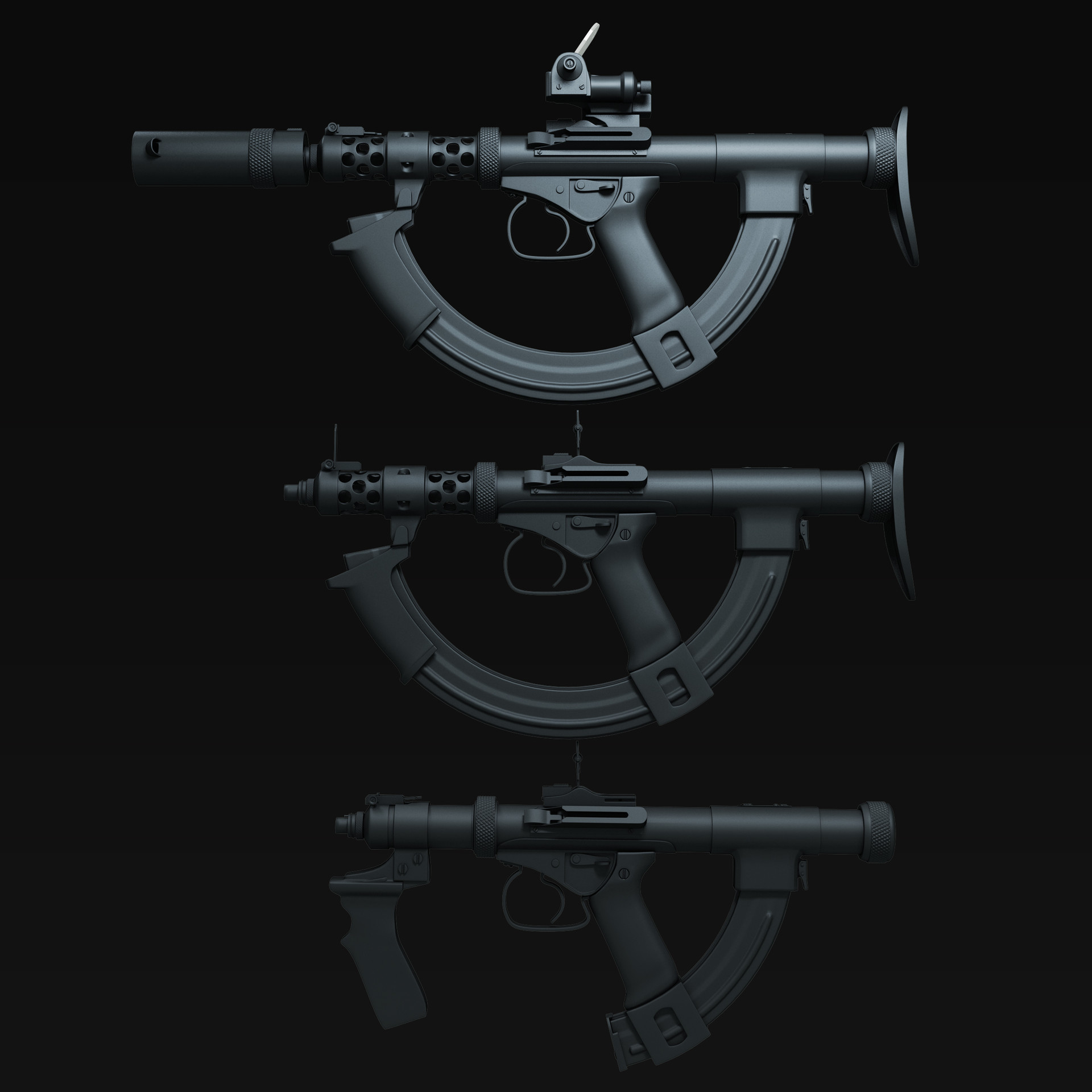 ArtStation - SMG WIP (finished)
