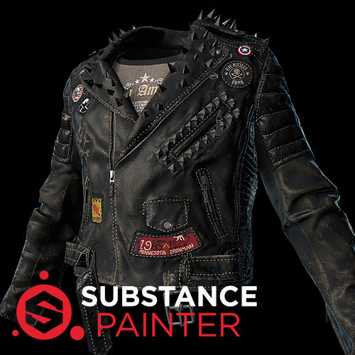 ArtStation - The Jacket - Texturing Practice in Substance Painter