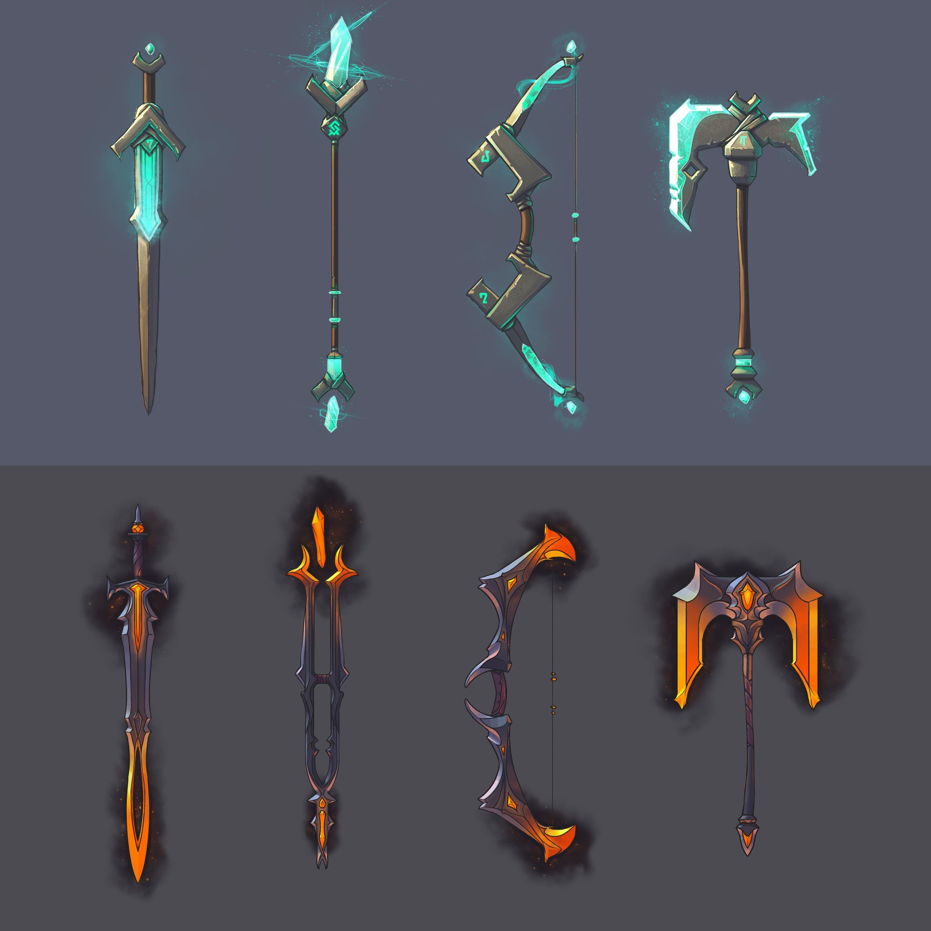 ArtStation - Misc weapons designs