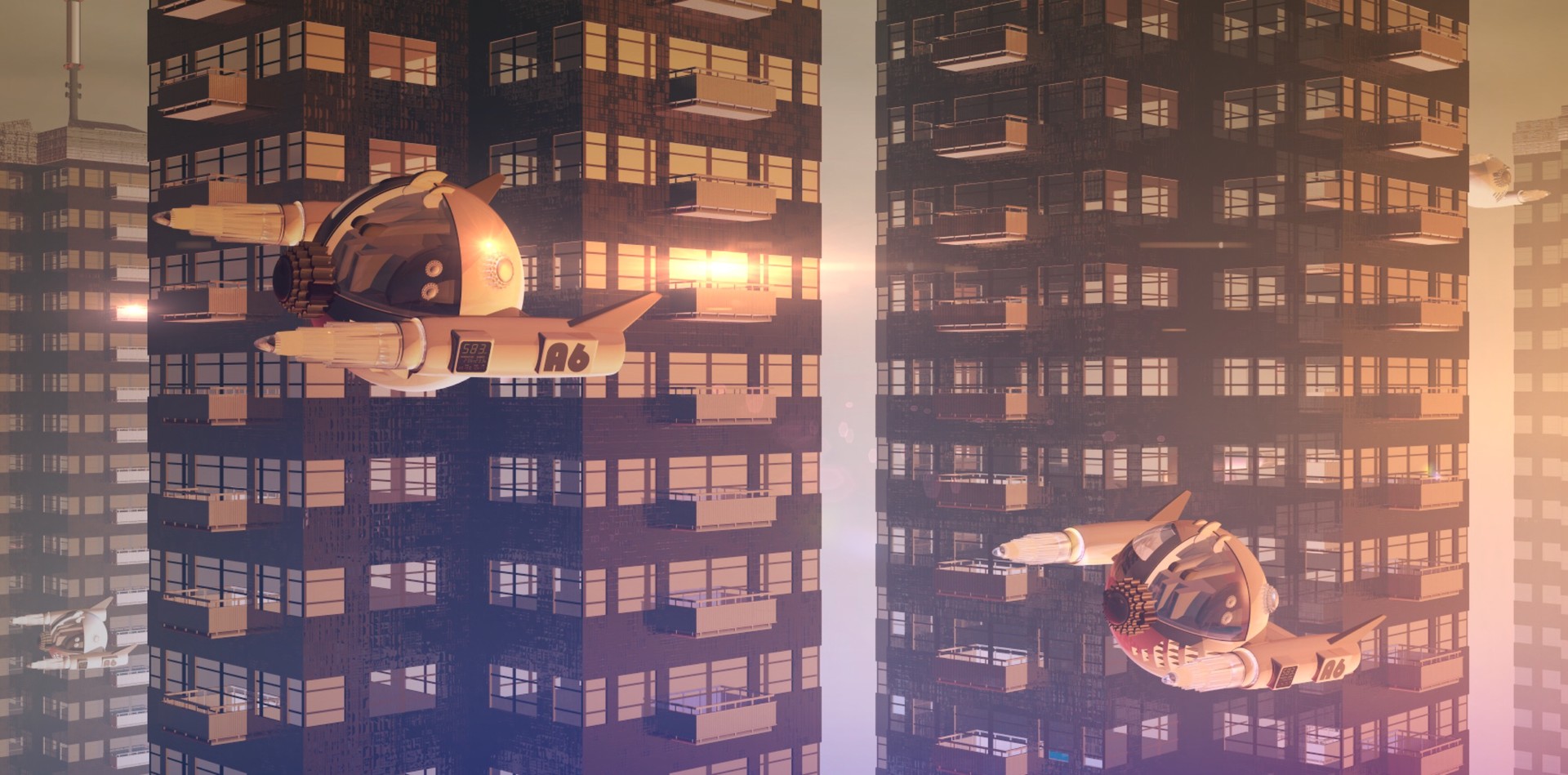 ArtStation - Residential high-rise buildings (HD)