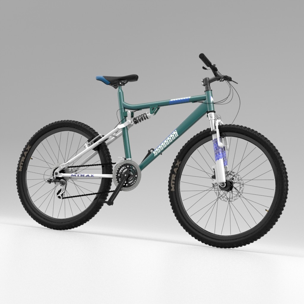ArtStation - Mountain Bike Model and Renders