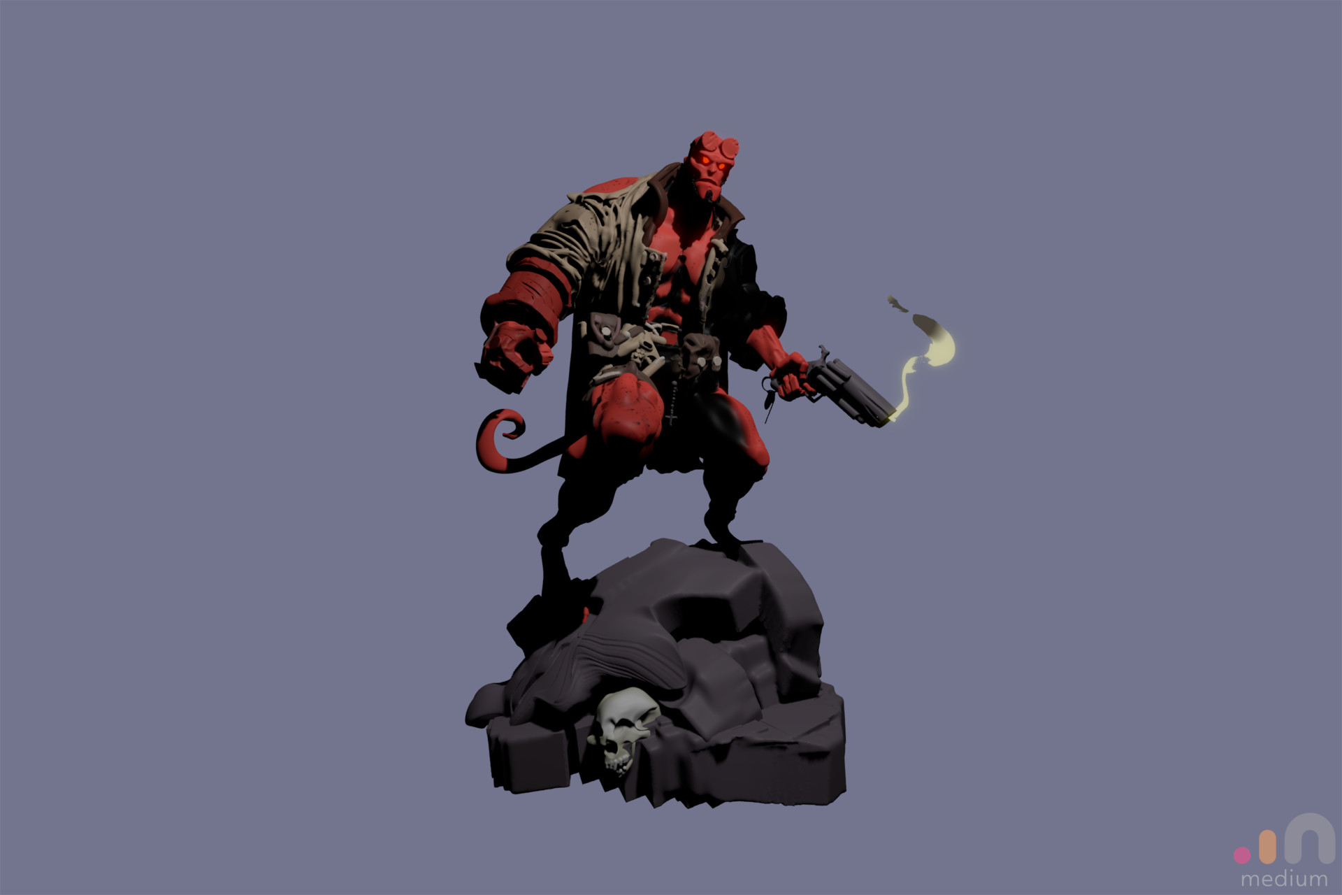 ArtStation - Mike Mignola's HellBoy, fanart