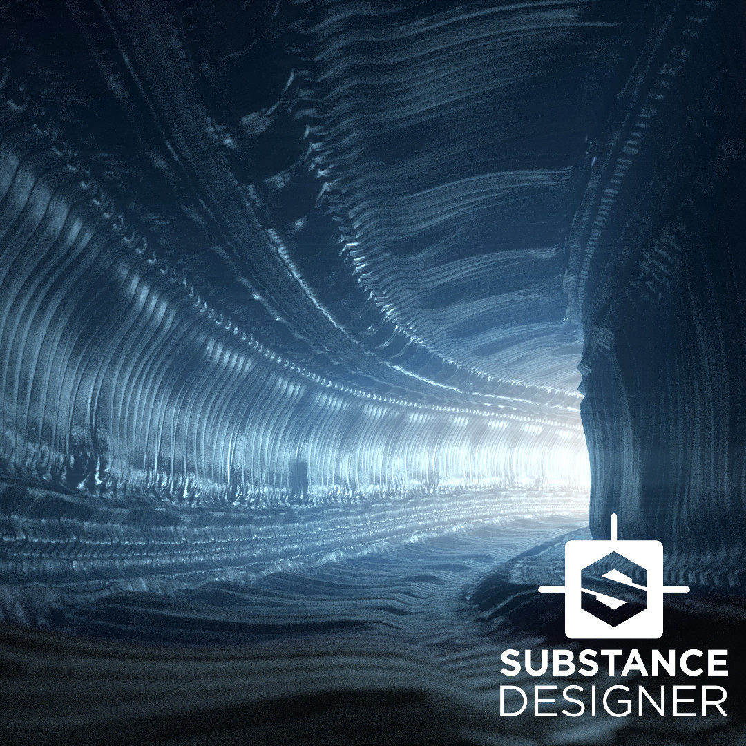 ArtStation - Alien™ Derelict Spaceship Wall - PBR Material