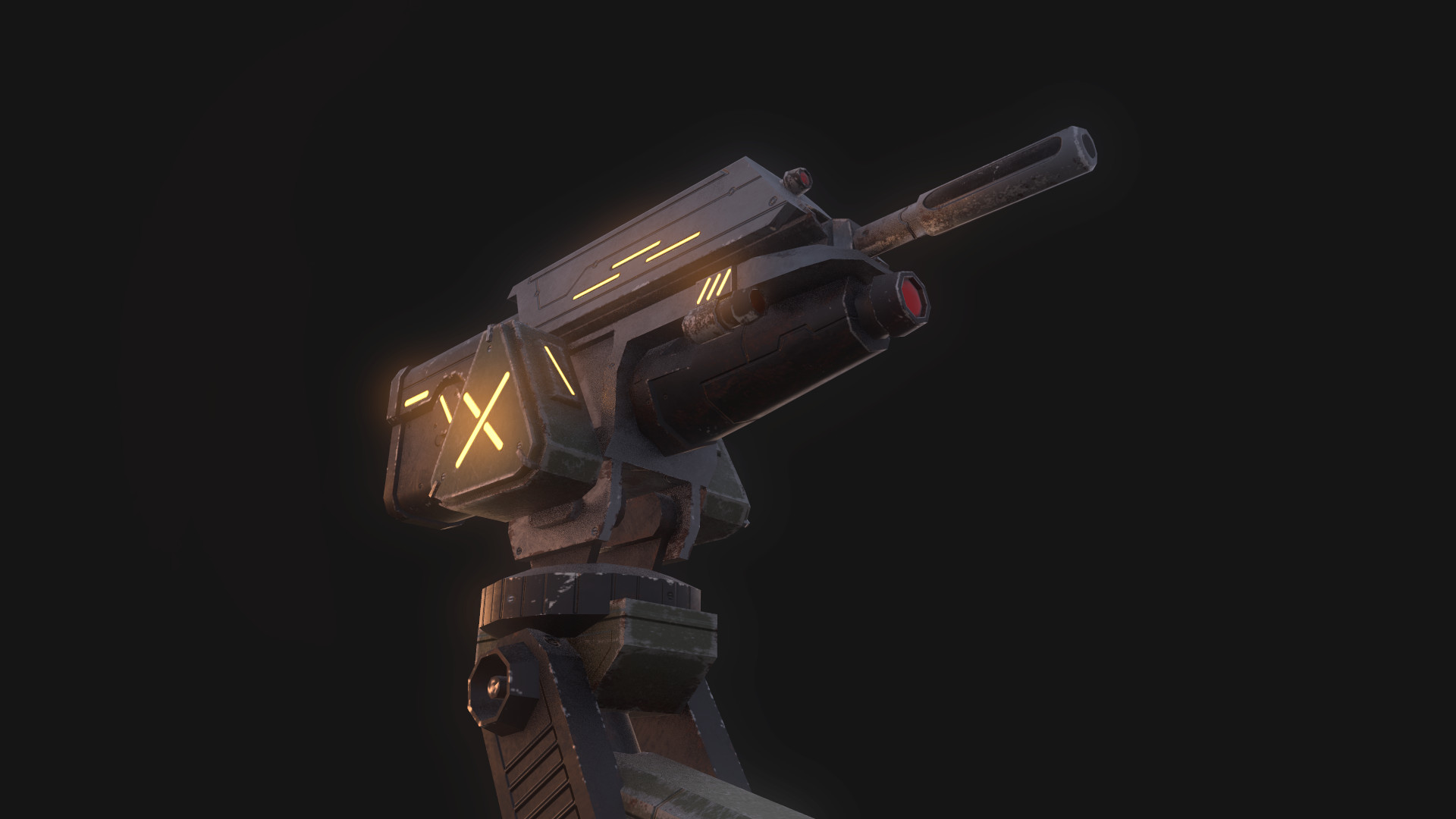 ArtStation - Turret Gun (Prop)