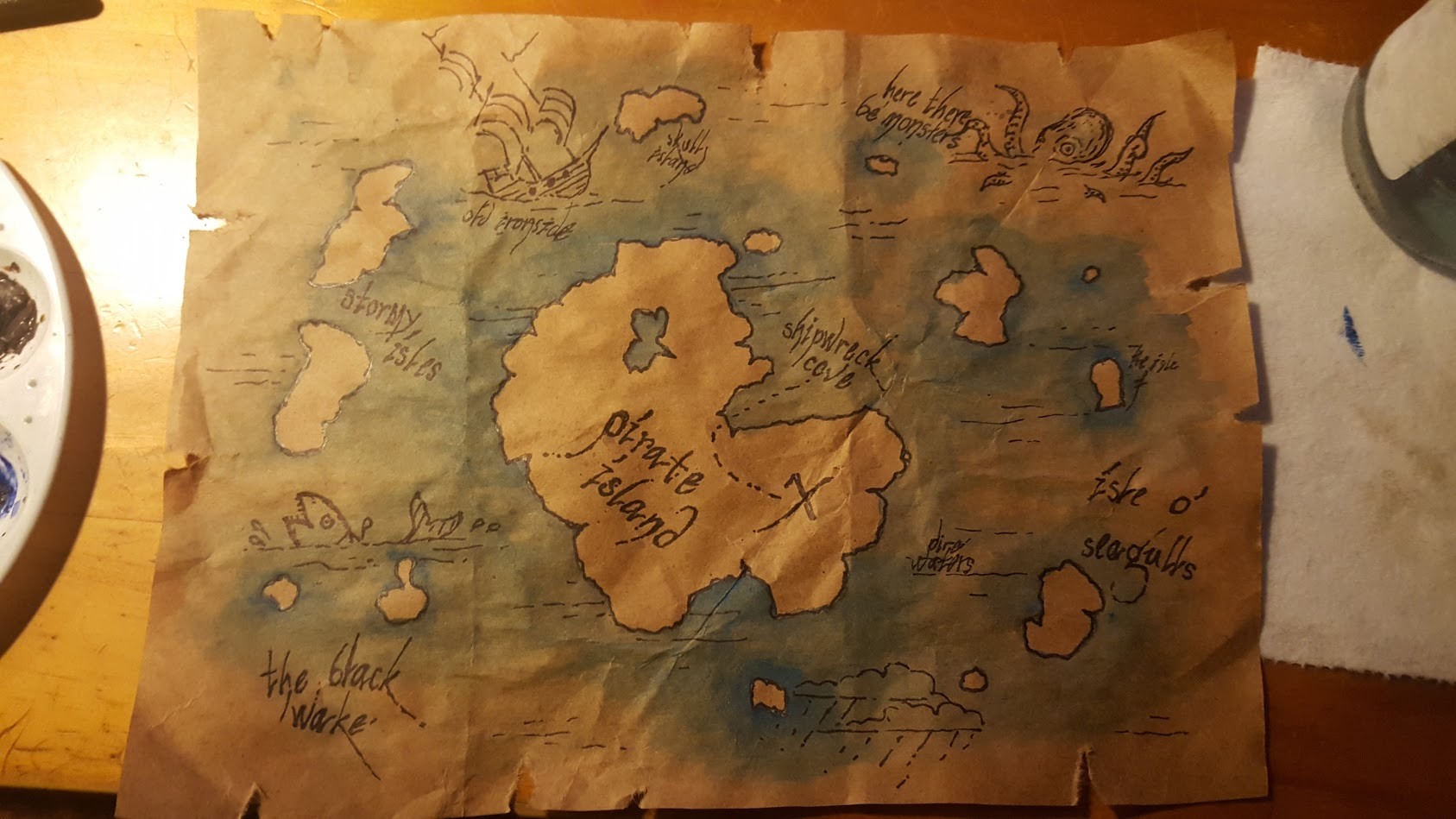 ArtStation - Pirate Map Project