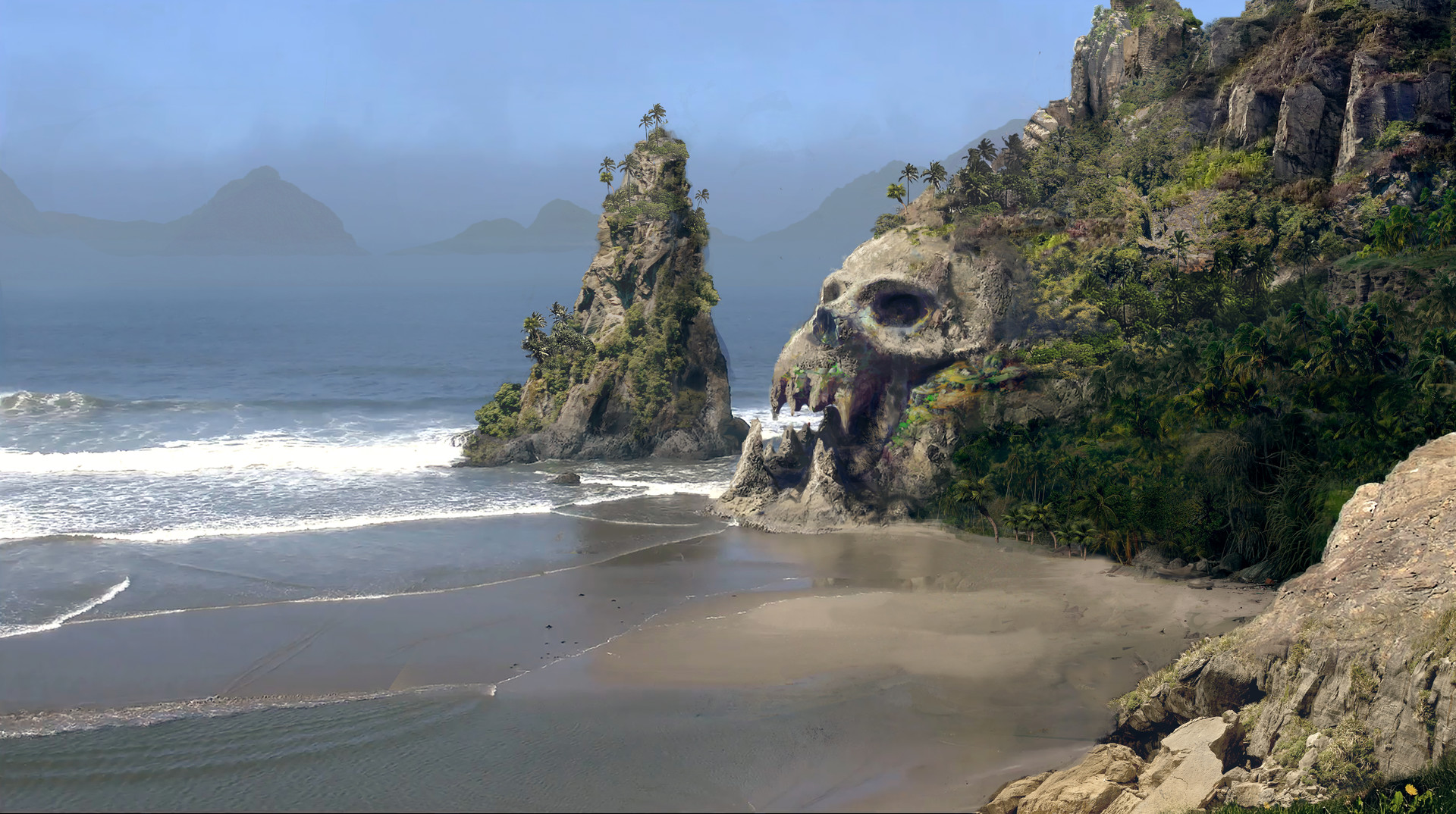 ArtStation - Skull Rock (Work in Progress)