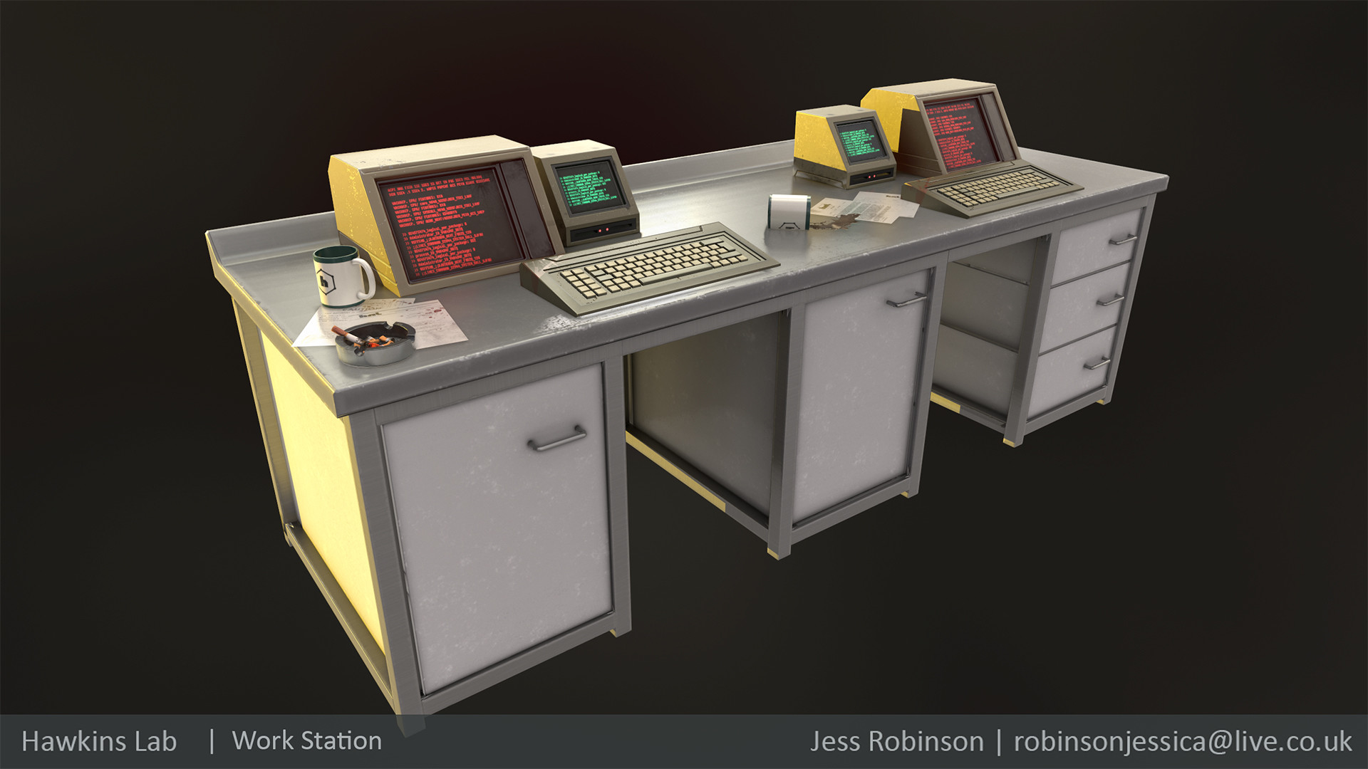 ArtStation - Hawkins Lab - Breakdown