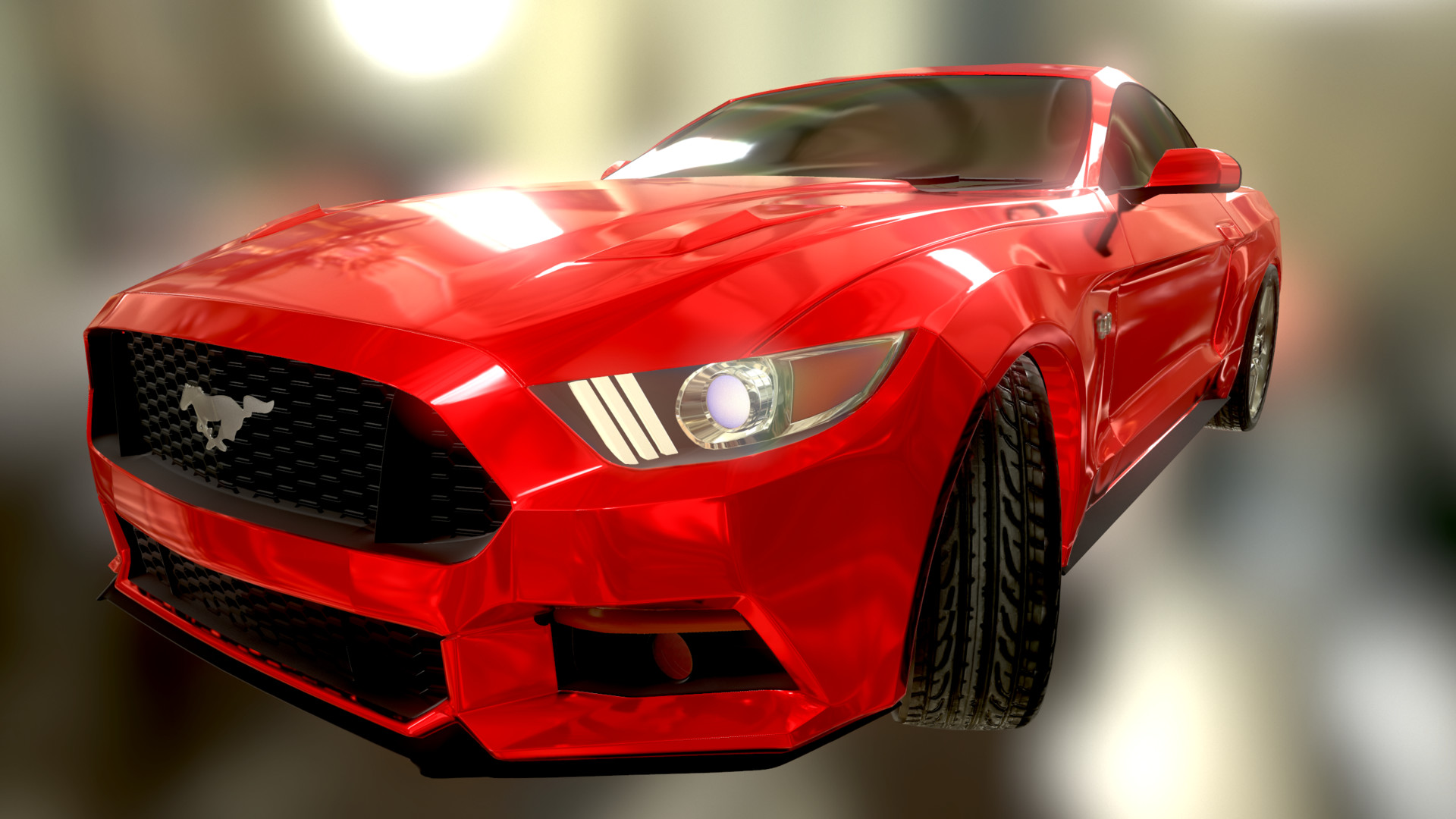 ArtStation - Ford Mustang GT 2015- Highpoly