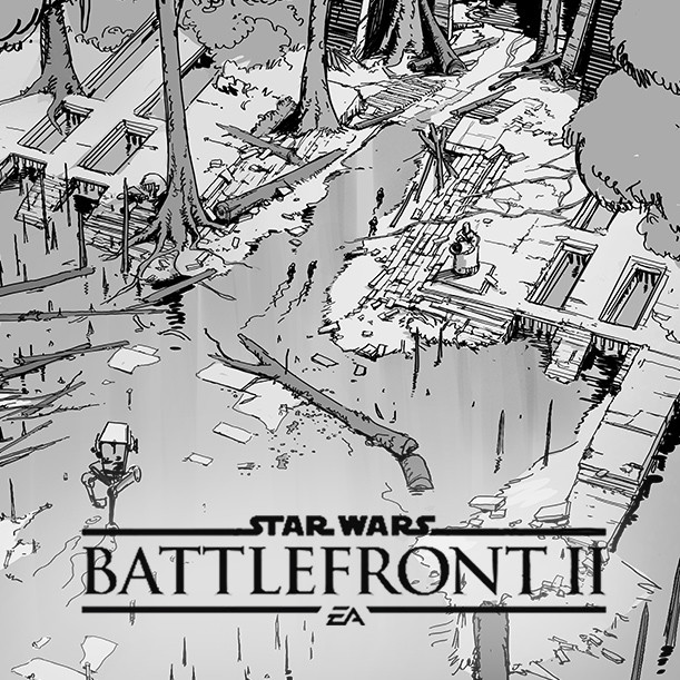 ArtStation - Star Wars Battlefront II Concept art - Yavin 4