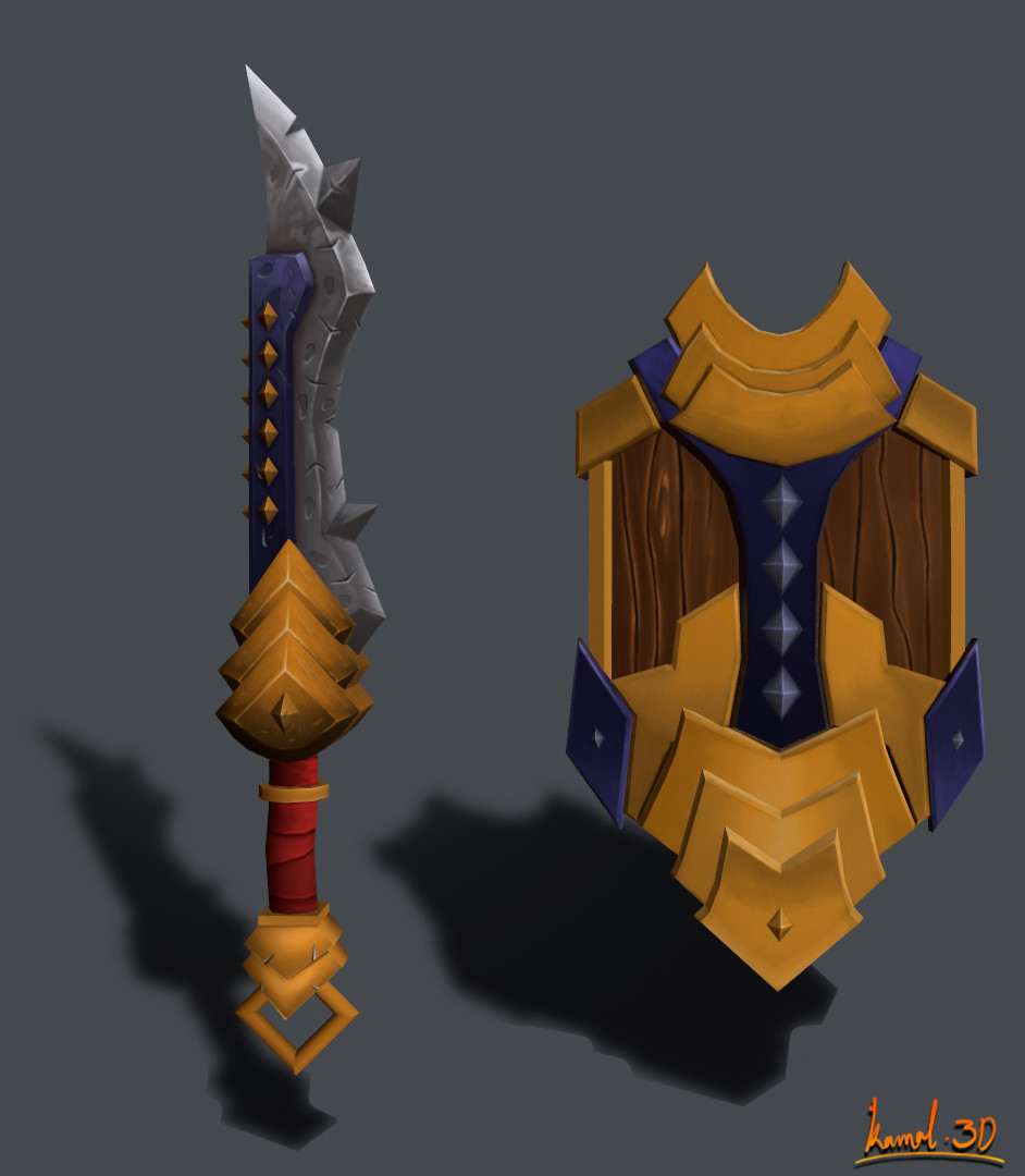 ArtStation - Sword & Shield