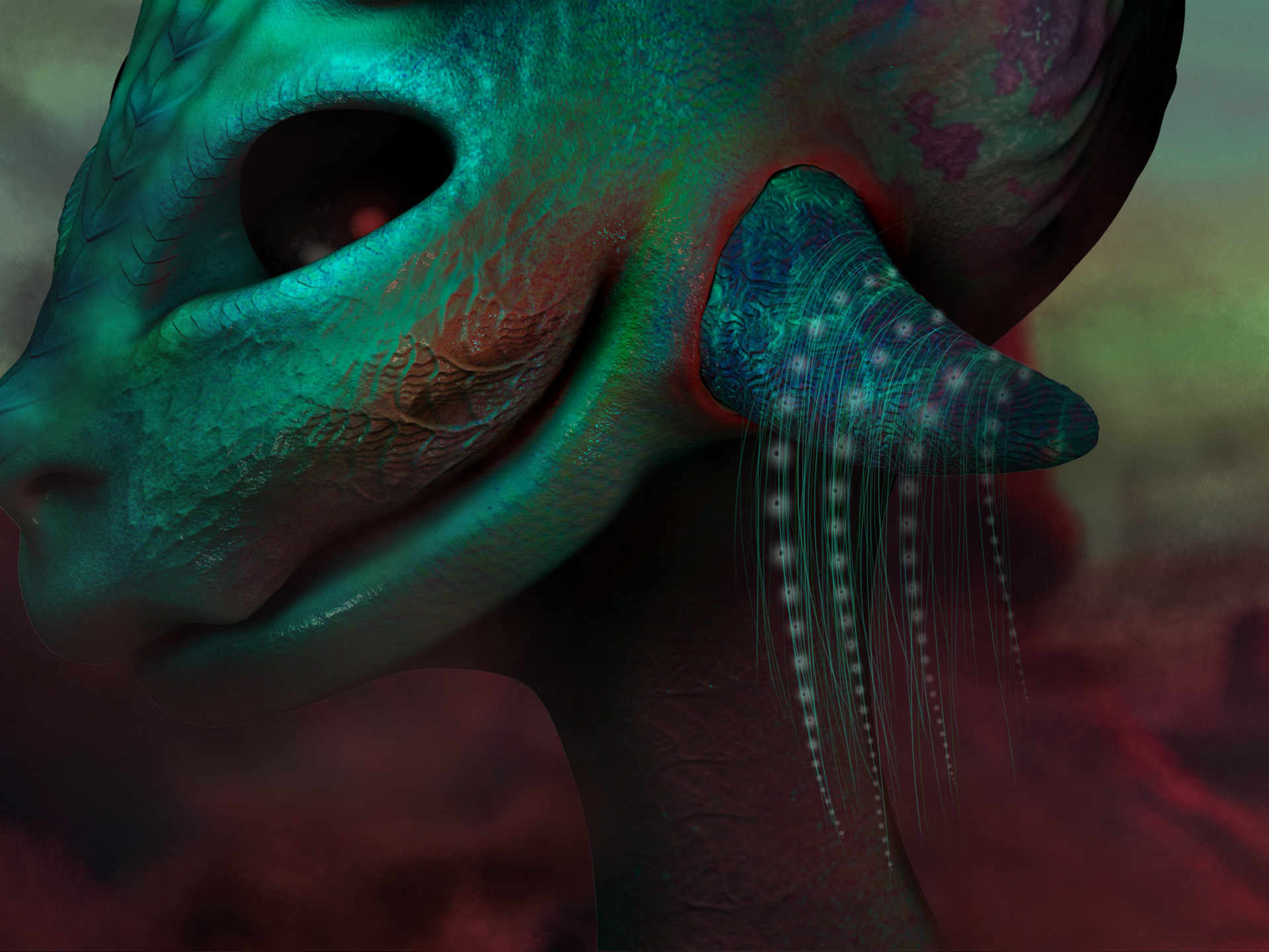 ArtStation - Alien Creature Aging Process