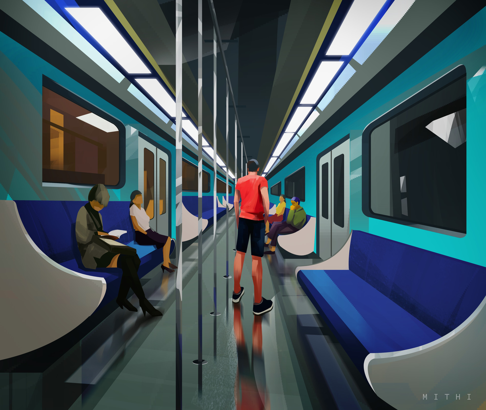 ArtStation - Metro illustration