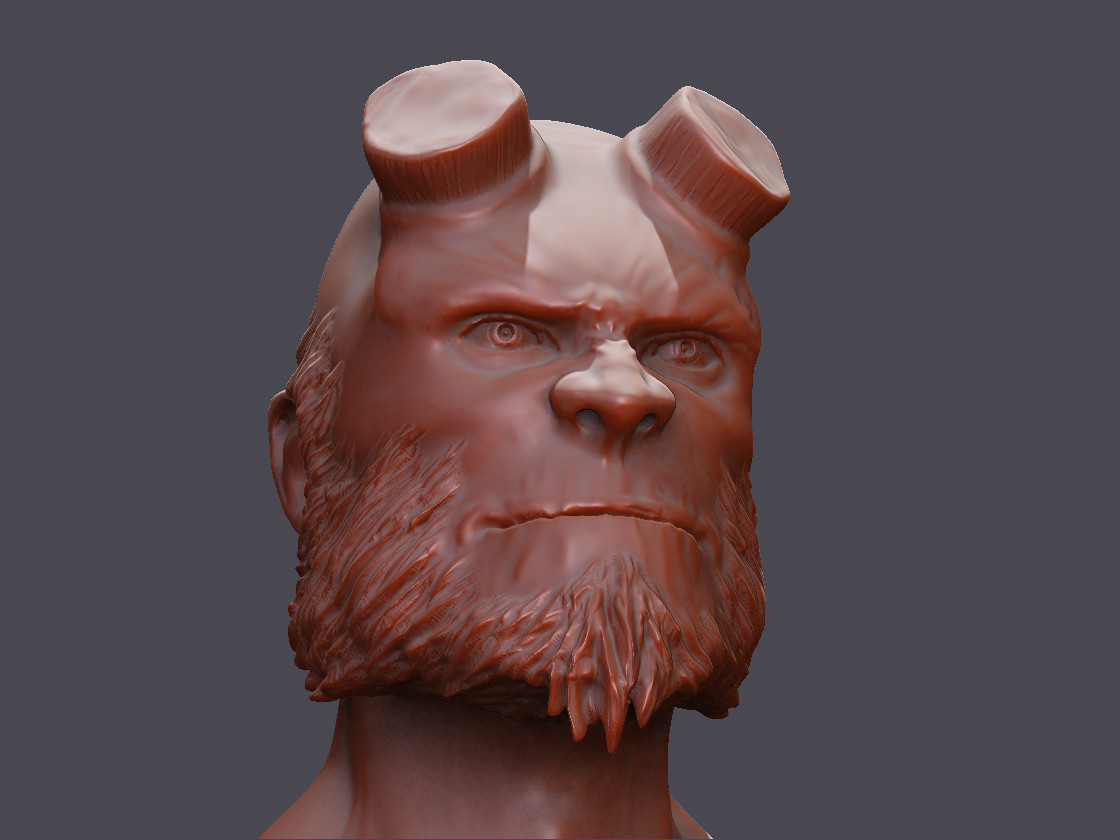 ArtStation - Hellboy volume study