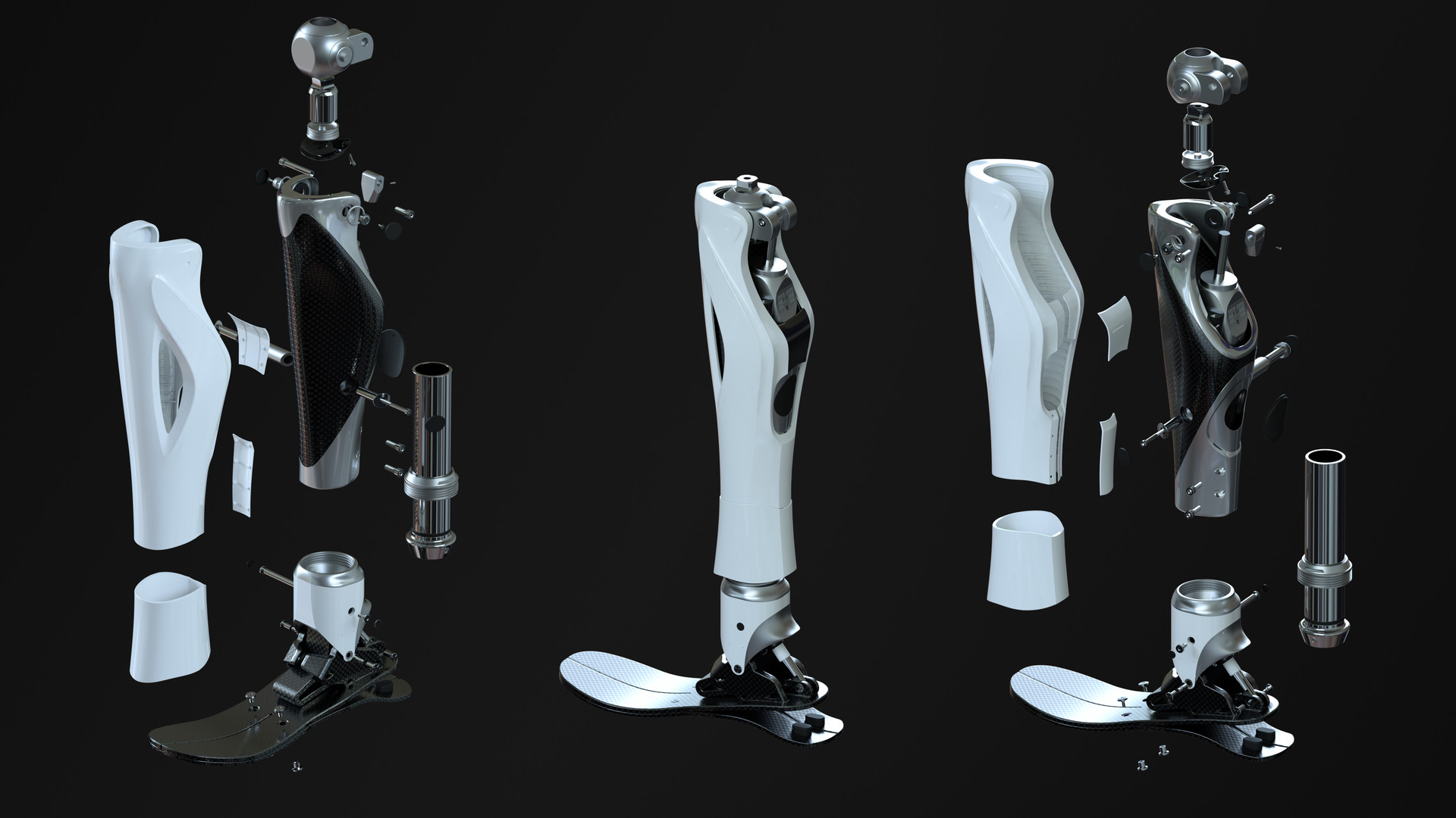 ArtStation - Bionic prosthesis leg