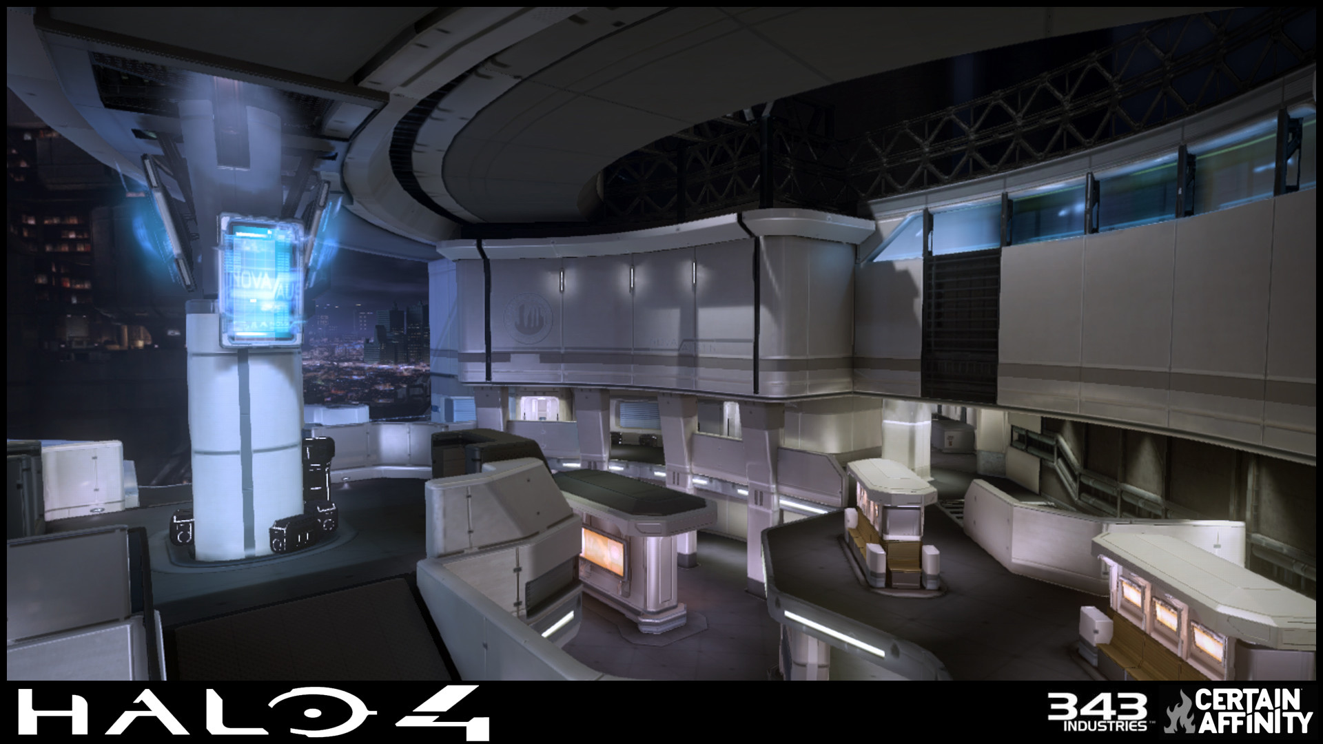 ArtStation - Halo 4 DLC Skyline Multiplayer Map