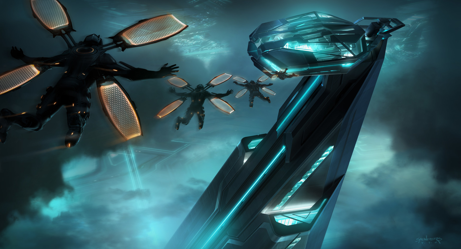 ArtStation - Tron: Legacy - End Of Line Club (2007)