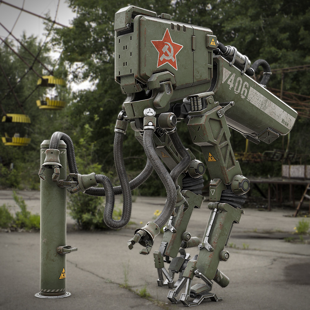 ArtStation - Pripyat Crawler Mech